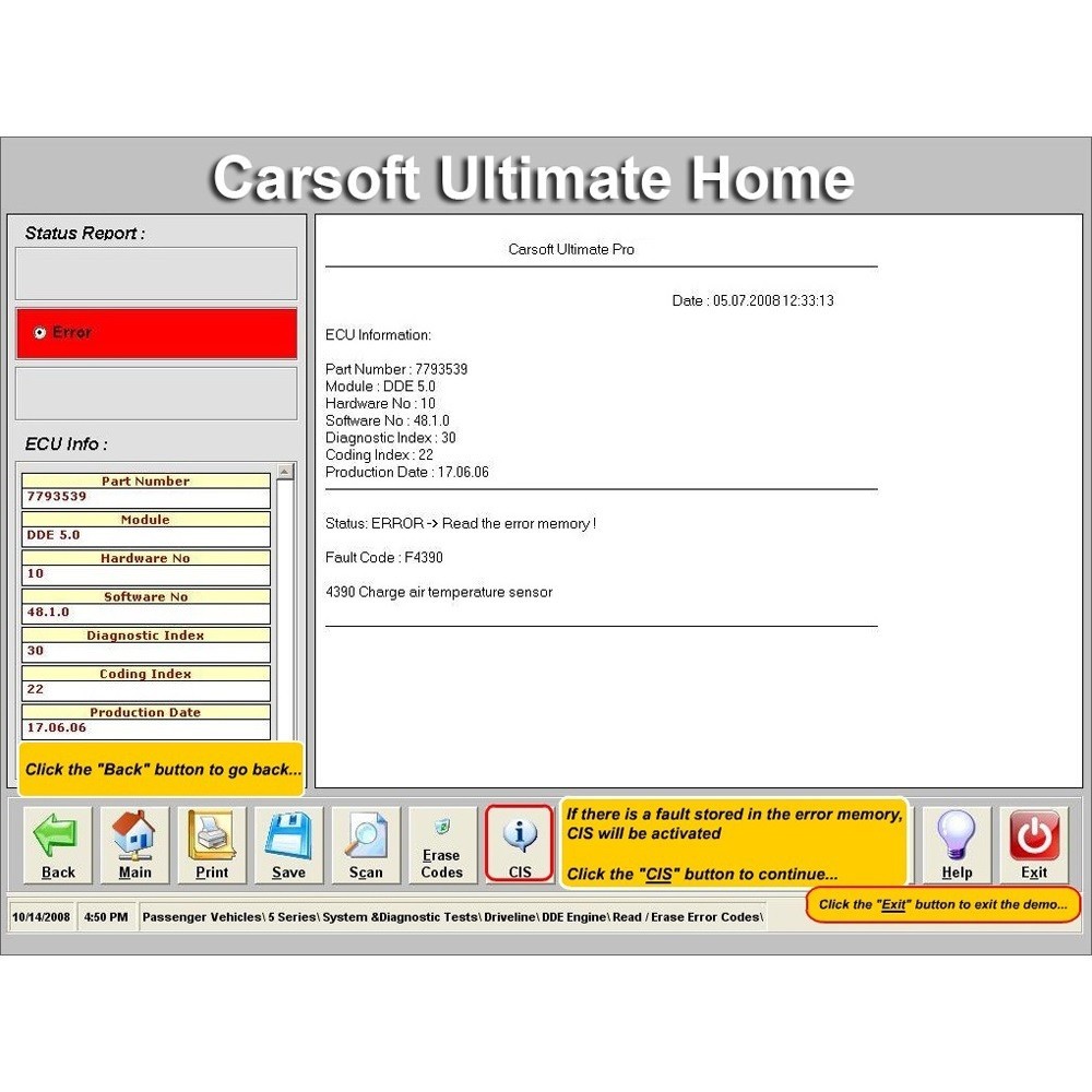 CARSOFT BMW V12 SOFTWARE